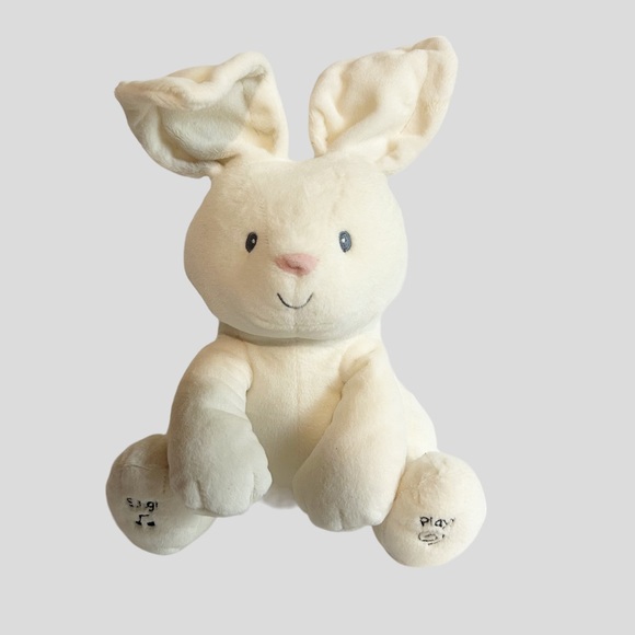 Gund | Toys | Flora The Bunny Baby Gund Singing And Interactive Plush ...
